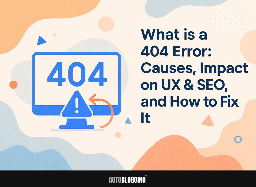 What is a 404 Error: Causes, Impact on UX & SEO, and How to Fix It - Autoblogging.ai